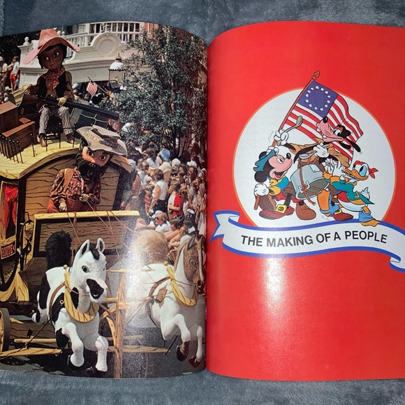 Disney | Other | Disneys America On Paradebicentennial 975 Book By ...